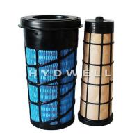 China Honeycomb Excavator Air Filter SK130-140 8 P611189 P611190 21x21x43cm for Construction for sale