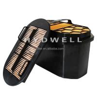 China Hydwell 439x250x300mm Truck Engine Air Filter Paper Plastic Element 3.37kg for sale