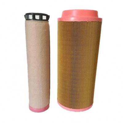 China Truck Engine Air Filter 245-6375 245-6376 235mm OD 536mm Length Replace ATLAS COPCO for sale
