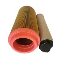 China Truck Engine Air Filter 245-6375 245-6376 235mm OD 536mm Length Replace ATLAS COPCO for sale