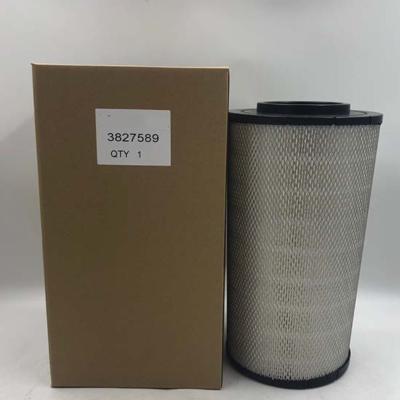 China Fiberglass Air Filter 3827589 241x241x449mm for Excavator Truck Engine Heavy Duty for sale