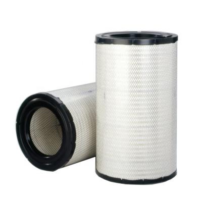 China Fiberglass Truck Engine Air Filter Cartridge 358x358x631mm P781102 P781098 for sale
