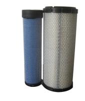 China Excavator Air Filter Cartridge P822768 P822769 127x127x311mm Replacement for 32/917301 32/917302 for sale