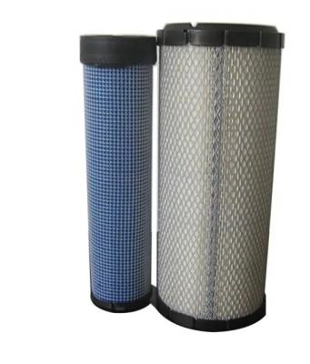 China Excavator Air Filter Cartridge P822768 P822769 127x127x311mm Replacement for 32/917301 32/917302 for sale