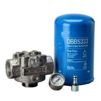 China Hydwell DBB5333 Bulk Fuel Filter Spin On 4 Micron 117mm OD 193mm L for 4P10 Engine for sale