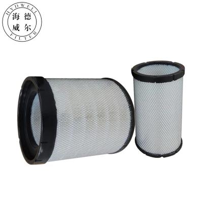 China AF26345 AF26346 Hydwell Manufactures Excavator Loader Diesel Engine Air Filter Element for sale