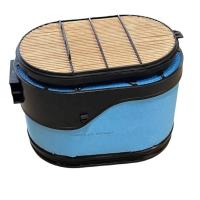 China Excavator Diesel Engine Air Filter 383x257x337mm 3.5kg Replacement 334/R1768 for sale