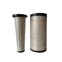 China Hydwell AF26124 AF26125 Heavy Duty Excavator Air Filter Element Fiberglass for sale