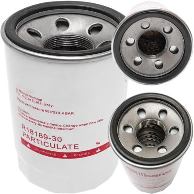 China Fuel Filter R18189-30 Aluminum Alloy 30 Micron 1 Inch for Car Fitment for sale