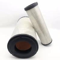 China Excavator Engine Diesel Air Filter 282x510mm 2.5kg Replacement 60207264 60207265 for sale