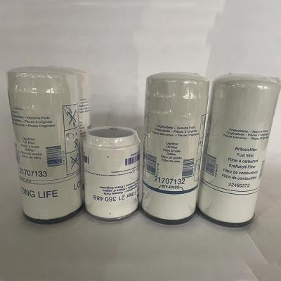 China Diesel Oil Filter Element 23658092 21707132 21707133 22988765 22480372 111x111x263mm for sale