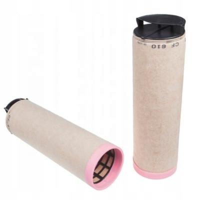 China Excavator Engine Air Filter CF610 115x115x387mm Replacement for P782107 2567903 for sale