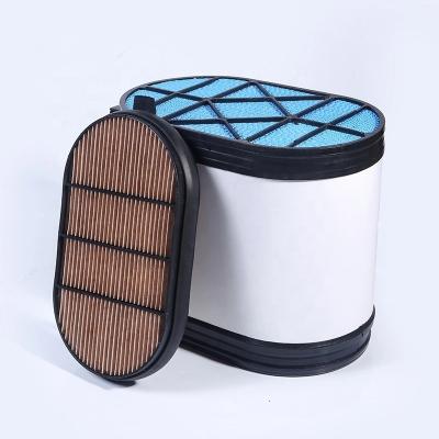 China Air Filter for Excavator Truck Tractor Diesel Engines 332x205x285mm P608676 P601560 for sale