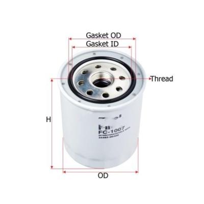 China Fuel Filter P502143 1032901 AT212081 84x84x100mm for Truck Engine Parts for sale