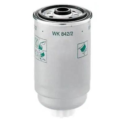 China Excavator Fuel Water Separator Filter WK842/2 77x77x148mm 0.4kg for P550588 9Y4413 for sale