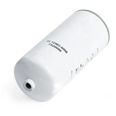 China Excavator Fuel Filter FS20086 95x203mm Replacement for 51.12503-0098 SN40921 for sale