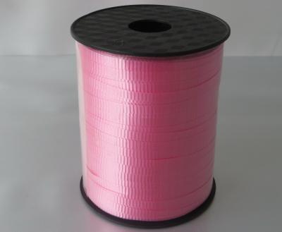 China Rose Color PP Solid Crimped Curling Ribbon for gift wrapping 3 / 16