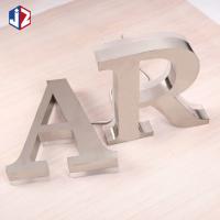 China DC 12V Advertising LED Backlit Signage Brushed Stainless Steel Backlit Signs for sale