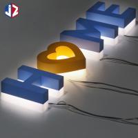 China Luminous LED Channel Letter Signs Front Stainless Steel Back Acrylic for sale