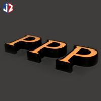 China LED 3D Front Lit Signage Dust Resistance Low Power Conumption for sale