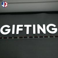 China Outdoor Storefront 3D Business Acrylic Signs Illuminated LED Front Lit Letters for sale