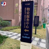 China Freestanding Custom Wayfinding Signs 110V-240V For Residential Condominium for sale