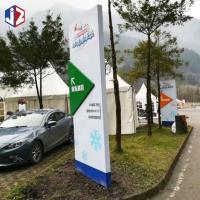 China Scenic Spot Exterior Directional Wayfinding Signs With LED Modules Light Source for sale