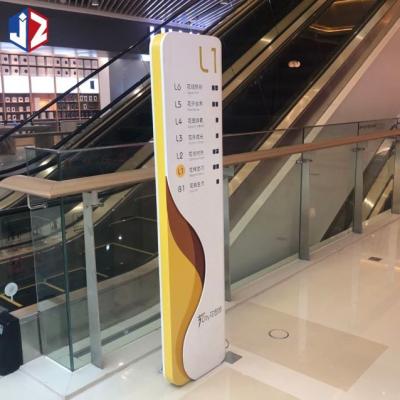 China Shopping Mall Wayfinding Signage High Brightness Illuminated Sign Board for sale