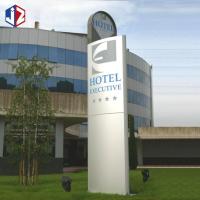 China Illuminated LED Pylon Sign Boards Low Consumption For Hotel Advertising for sale