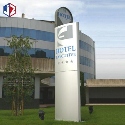 China Illuminated LED Pylon Sign Boards Low Consumption For Hotel Advertising for sale