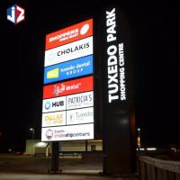 China Illuminated LED Pylon Sign Boards Low Consumption For Hotel Advertising for sale