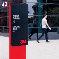 China Custom Parking Pylon Sign Boards Stainless Steel Free Standing for sale