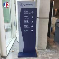 China Impact Resistant Advertising Pylon Sign Boards 100V-240V Aluminium Illuminated for sale