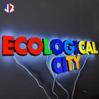 China Windproof 3D LED Acrylic Signage Indoor Outdoor Advertising for sale