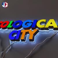 China Windproof 3D LED Acrylic Signage Indoor Outdoor Advertising for sale