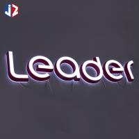 China AC 100V-240V Custom Acrylic Letters Eco Friendly Backlit Shop Sign for sale