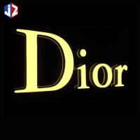 China AC 100V-240V Custom Acrylic Letters Eco Friendly Backlit Shop Sign for sale
