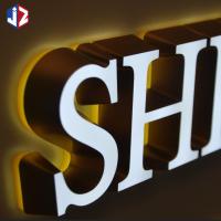 China OEM Shape DC12V LED Acrylic Signage Front And Back Lit Channel Letters for sale