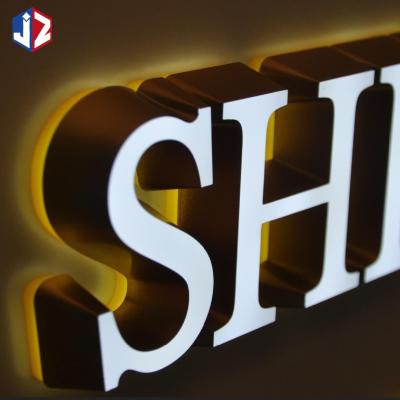 China OEM Shape DC12V LED Acrylic Signage Front And Back Lit Channel Letters for sale