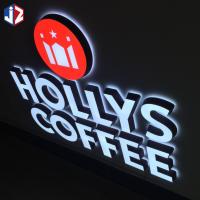 China OEM Shape DC12V LED Acrylic Signage Front And Back Lit Channel Letters for sale