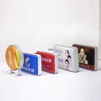 China Customize Round Hanging Lightbox Sign Outdoor 3D Acrylic Light Box Signage for sale