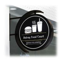China Aluminum Frame Hanging Lightbox Sign for sale