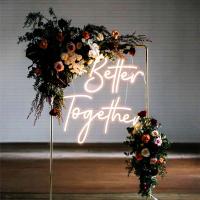 China Custom 110-240V LED Acrylic Signage Decorative Outdoor LED Neon Signs for sale