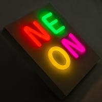 China Custom 110-240V LED Acrylic Signage Decorative Outdoor LED Neon Signs for sale