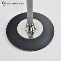 China 1170X280mm Metal Poster Display Stand Adjustable Pedestal For Supermarket for sale