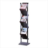 China OEM 240X305mm Floor Standing Display Rack Double Sided Display Stand for sale