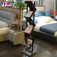 China OEM 240X305mm Floor Standing Display Rack Double Sided Display Stand for sale