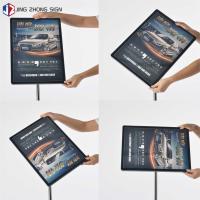 China Shopping Mall Poster Board Stand 1290X290mm Advertising Display Equipment for sale