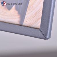 China Base 280mm Poster Display Stand Double Pole Frame Angle Adjustable for sale