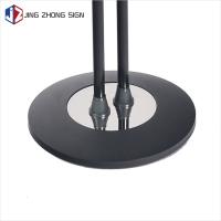 China Base 280mm Poster Display Stand Double Pole Frame Angle Adjustable for sale
